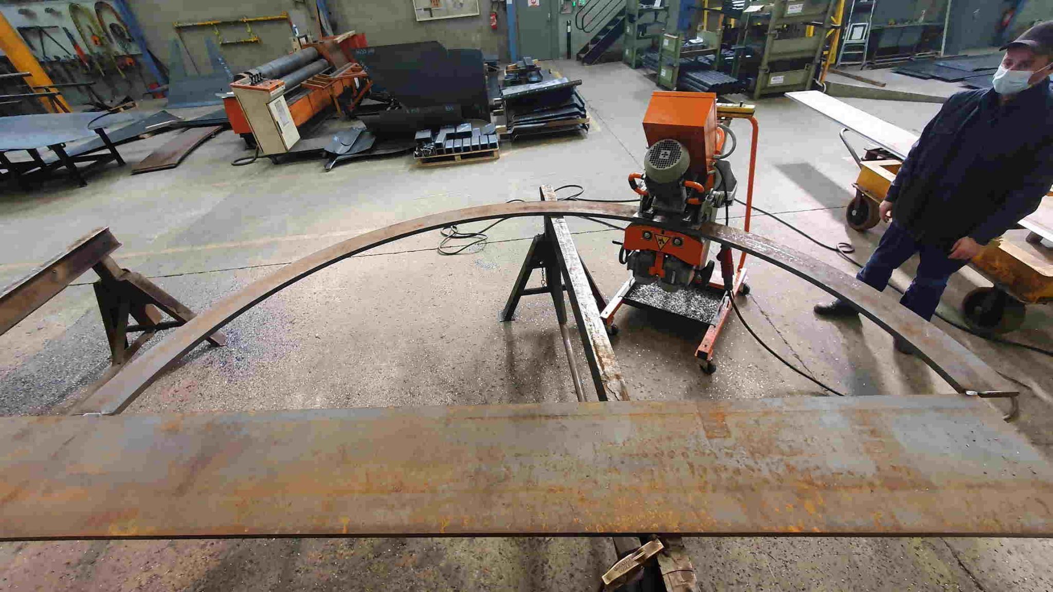 Chanfreins sur rayons en usinage sur un acier S355. - MP PLUS